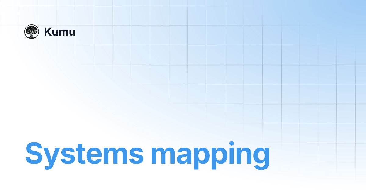 Systems mapping | Kumu